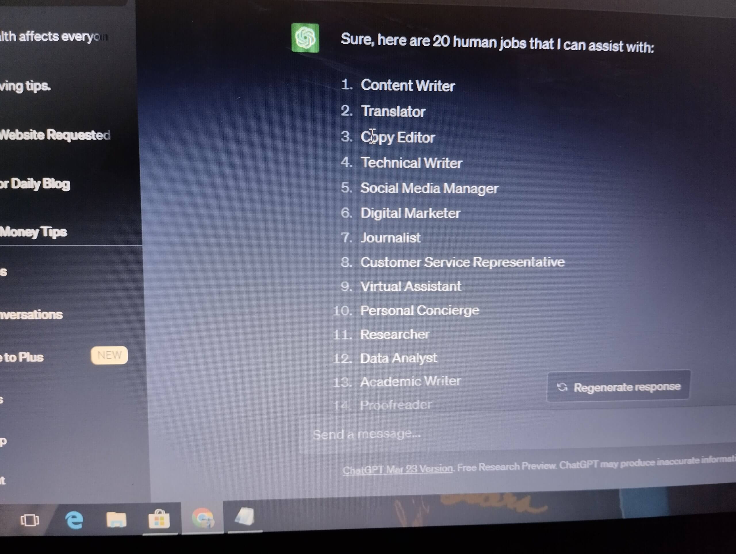 10 Human Jobs ChatGPT Is Going To Replace (Confirmed By Chatgpt Itself ... 10 Human Jobs ChatGPT Is Going To Replace (Confirmed By Chatgpt Itself ...